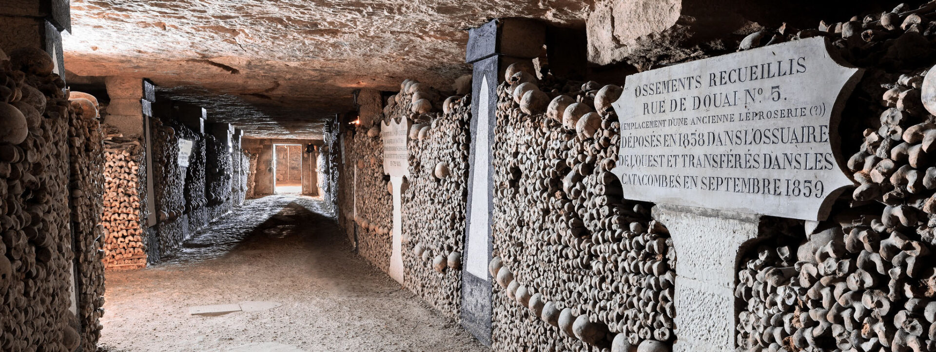 Visite virtuelle du musée des catacombes de Paris - Subterranologie